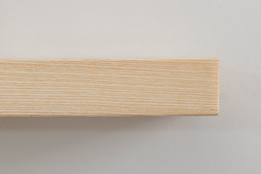 Contemporary Clean lined Solid Ash Floating Shelf – cottage-beams.com
