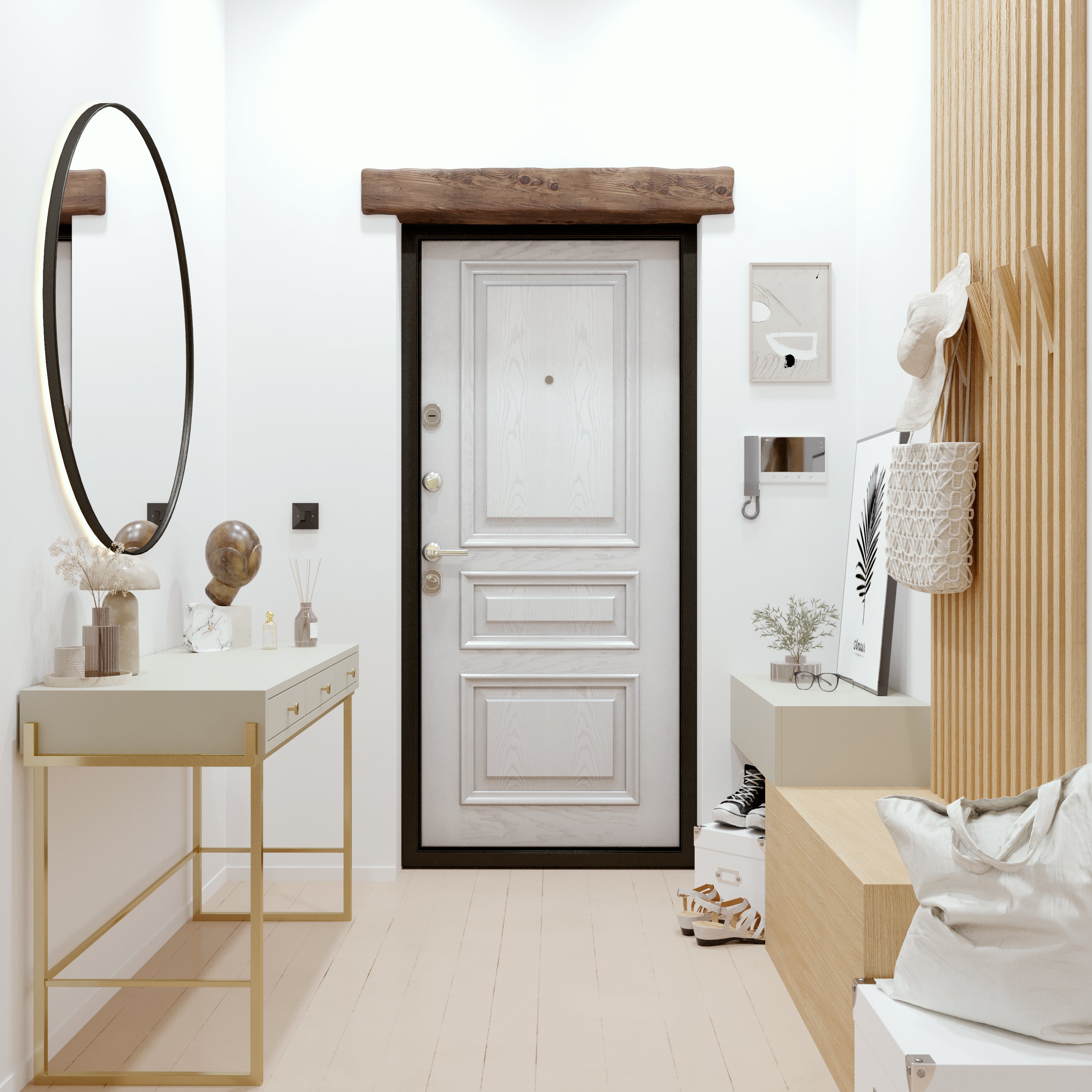 Timeless Charm with Farmhouse Oak Door Lintel Fascia - Easy Install