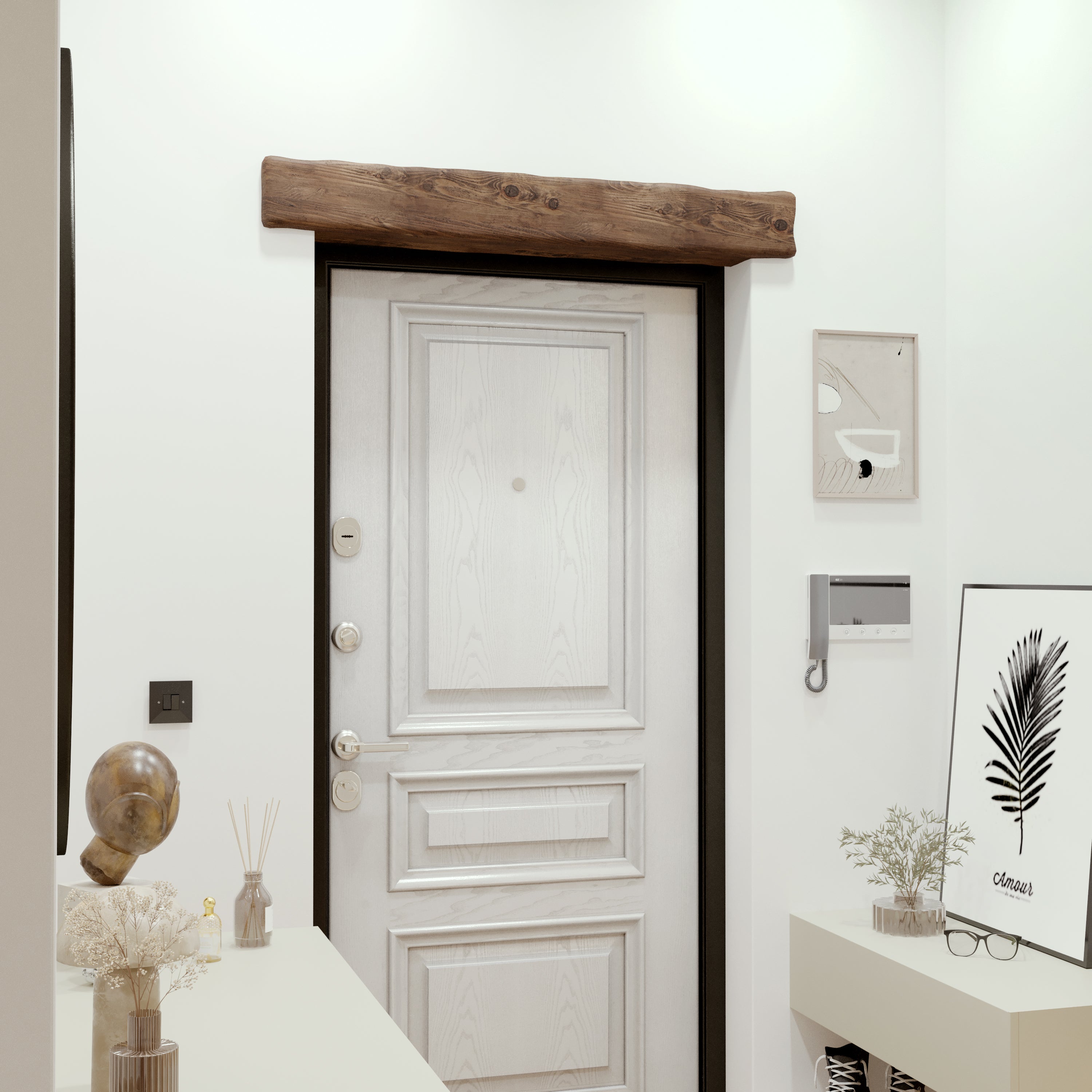 Timeless Charm with Farmhouse Oak Door Lintel Fascia - Easy Install