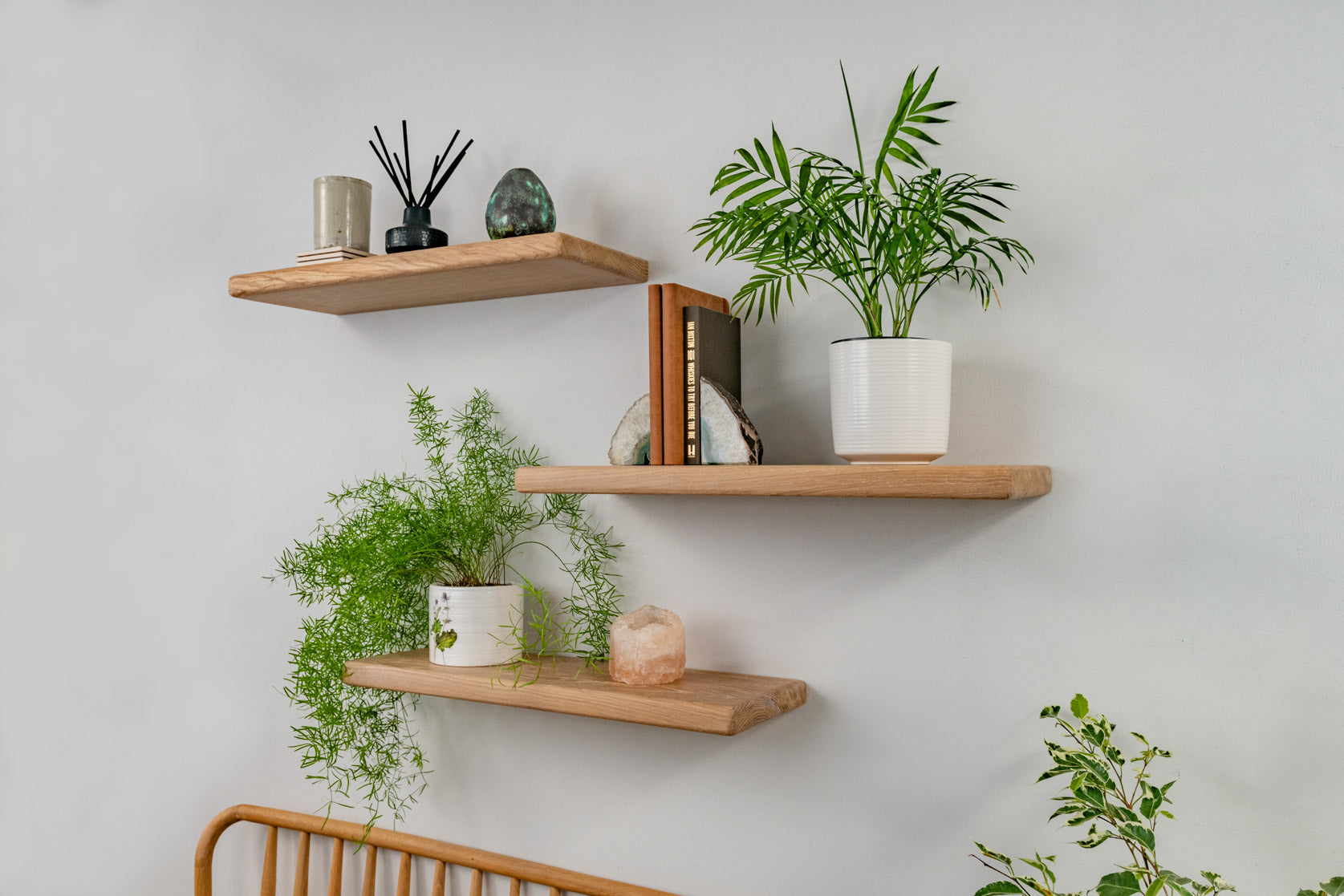 Cottage Beams Thin Country Cottage White Shelves